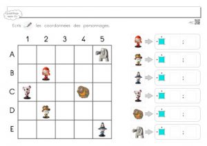 [Repérage spatial] Se repérer sur un quadrillage - Autisme et école ...